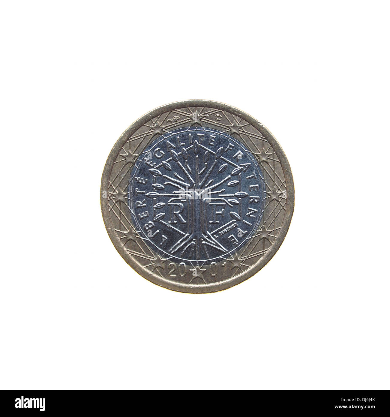 Euro coin isolated Stock Photo - Alamy