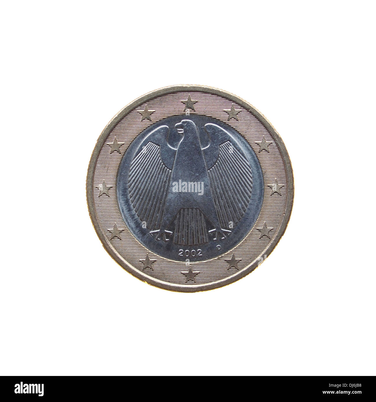 Euro coin isolated Stock Photo - Alamy