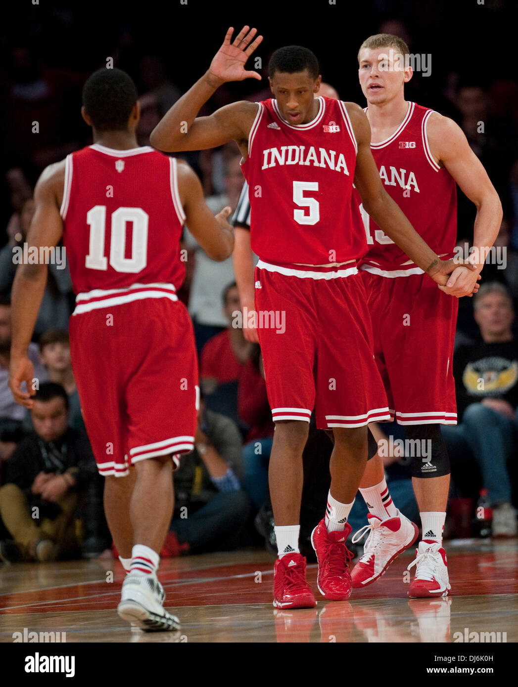 New York, New York, USA. 22nd Nov, 2013. Indiana's forward Troy ...