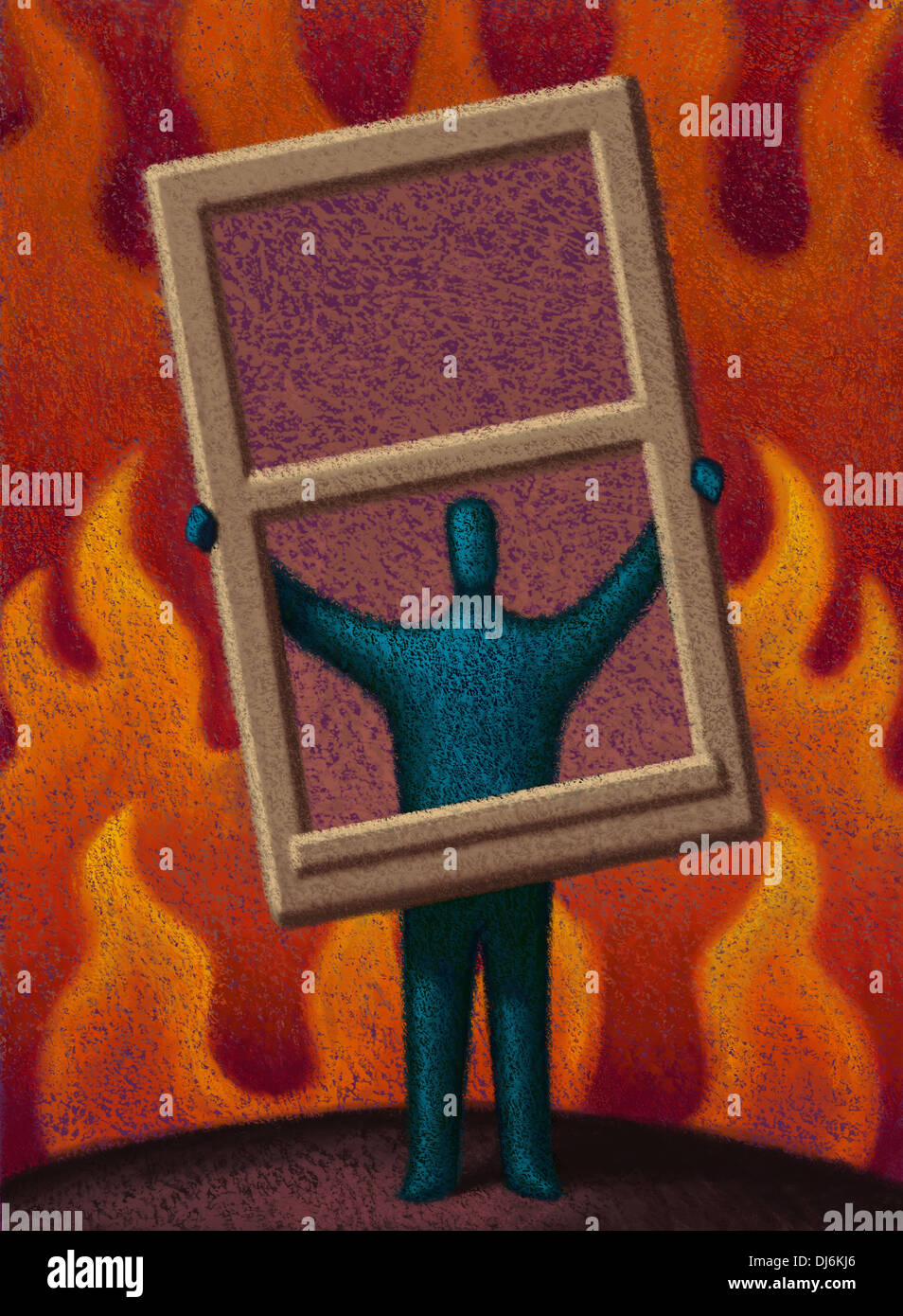 Window figure hi-res stock photography and images - Alamy