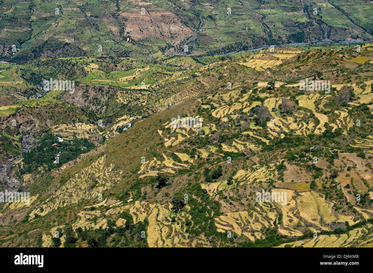 Landscape in the Ethiopian Rift valley Stock Photo - Alamy