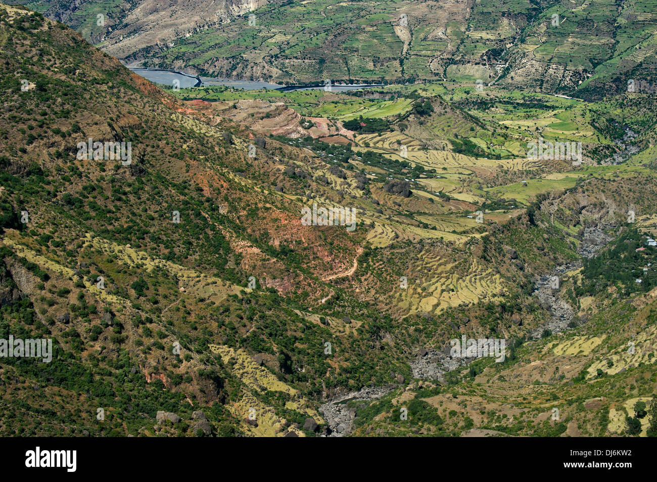 Landscape in the Ethiopian Rift valley Stock Photo - Alamy