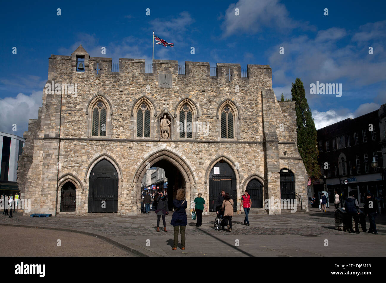 bargate southampton old town hampshire england Stock Photo - Alamy
