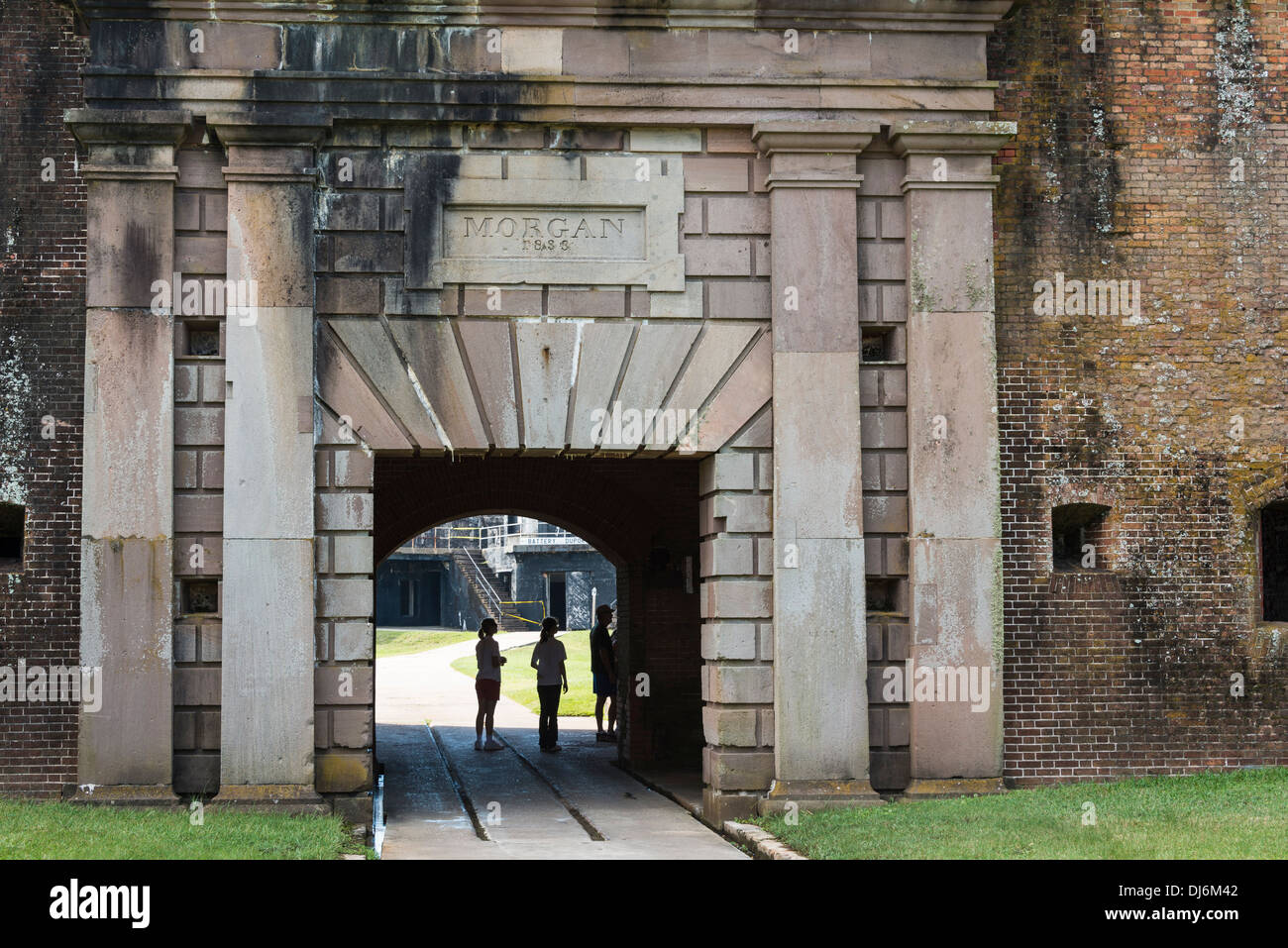 Sallyport entryway, Fort Morgan State Historic Site, Fort Morgan ...
