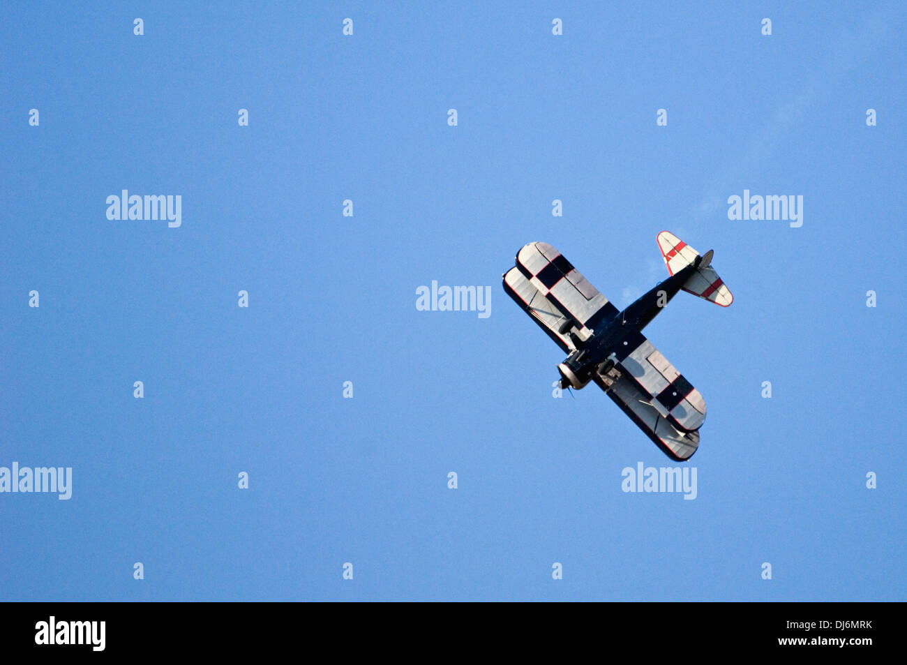 Biplane Performing a Dive during Thunder Over Louisville Stock Photo ...