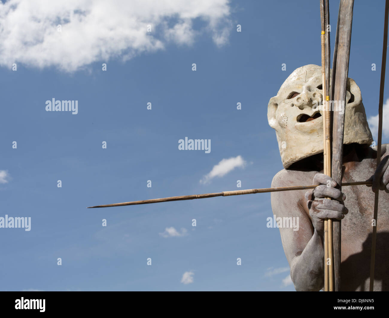Asaro Mudmen Singsing Group, Daulo District, Eastern Highlands Province ...