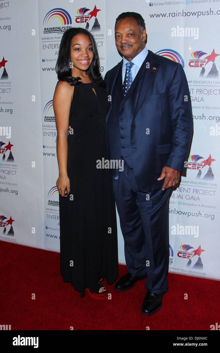 Los Angeles, California, USA. 22nd Nov, 2013. Jesse Jackson; Ashley ...
