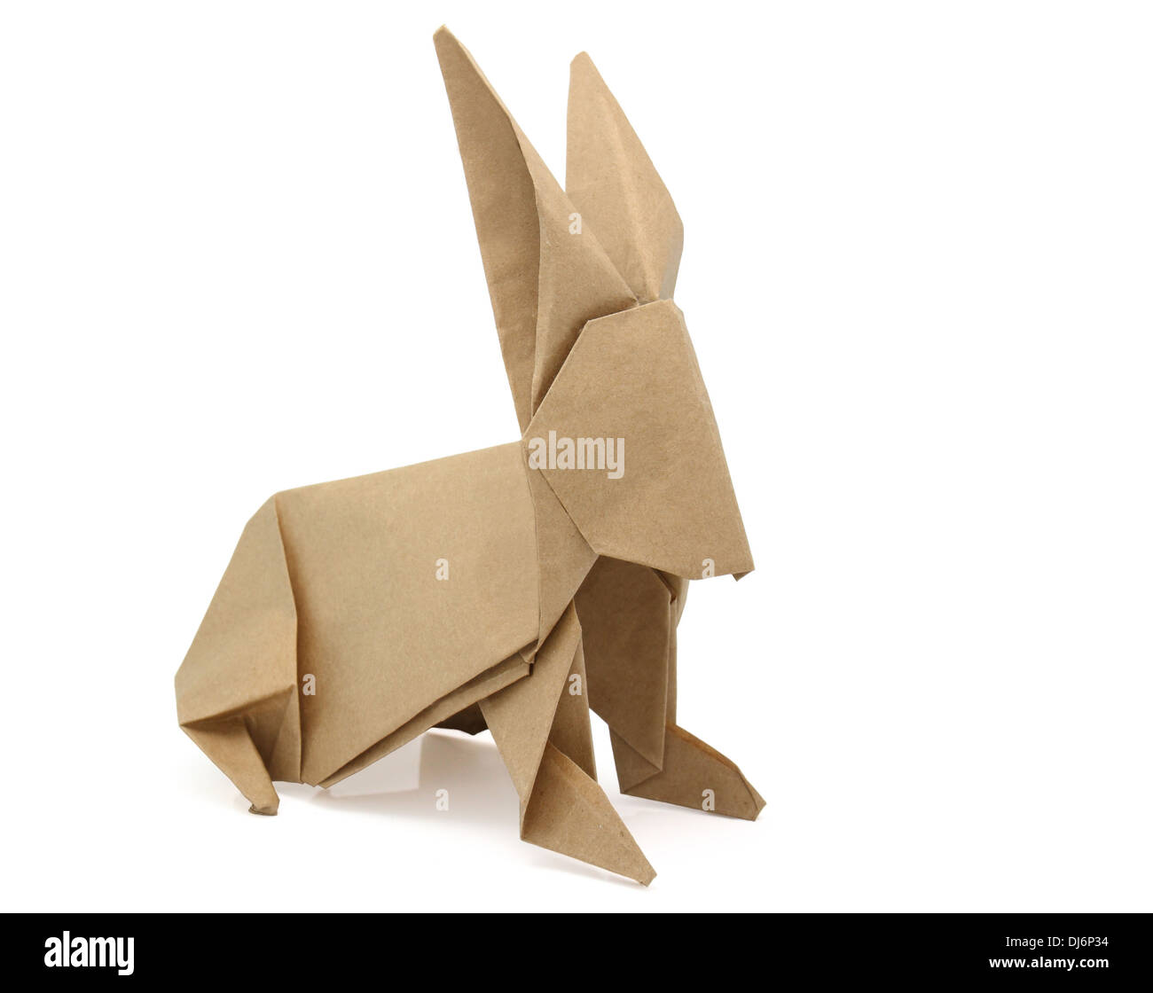 origami rabbit from recycled paper Stock Photo - Alamy
