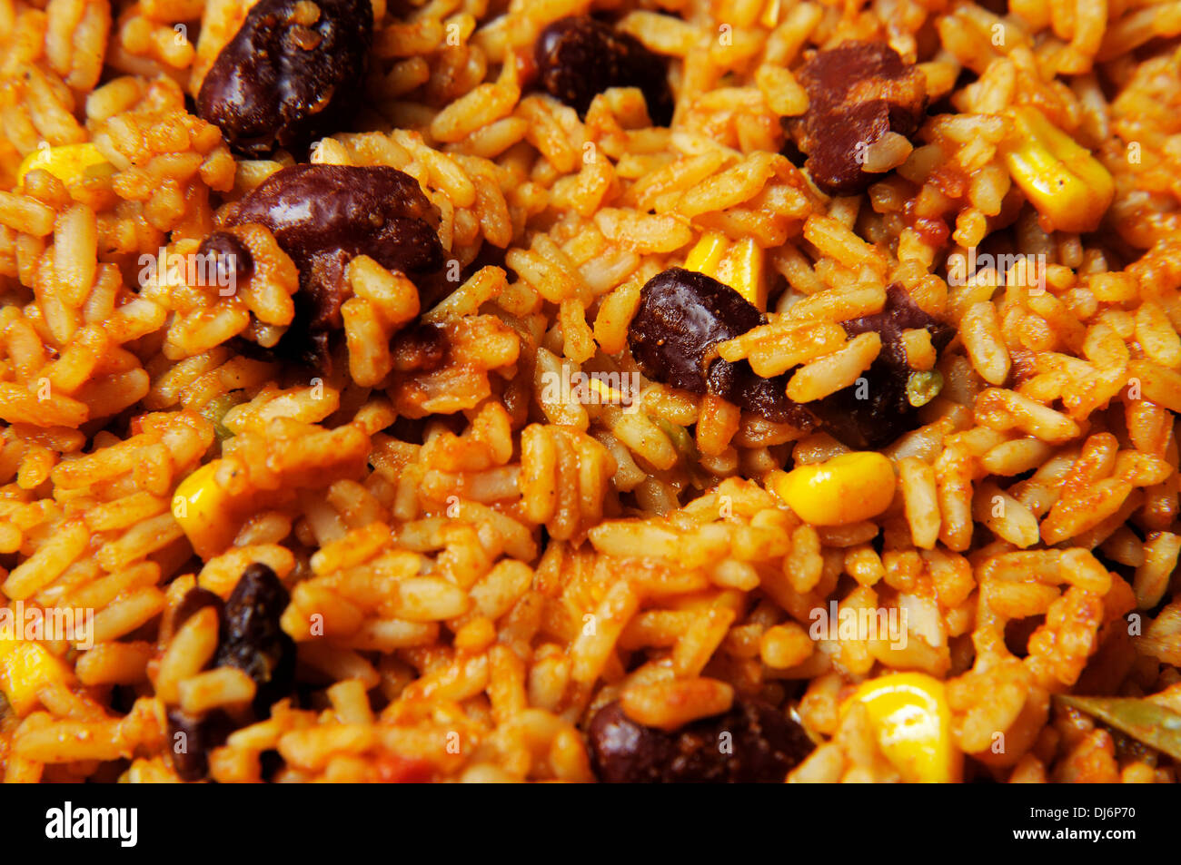 Mexican rice food background Stock Photo - Alamy