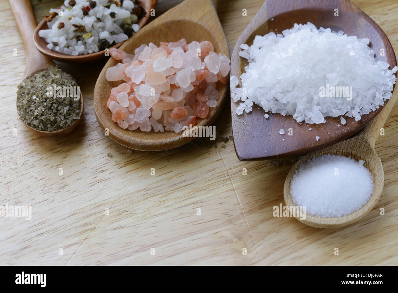 Different types of salt hi-res stock photography and images - Alamy