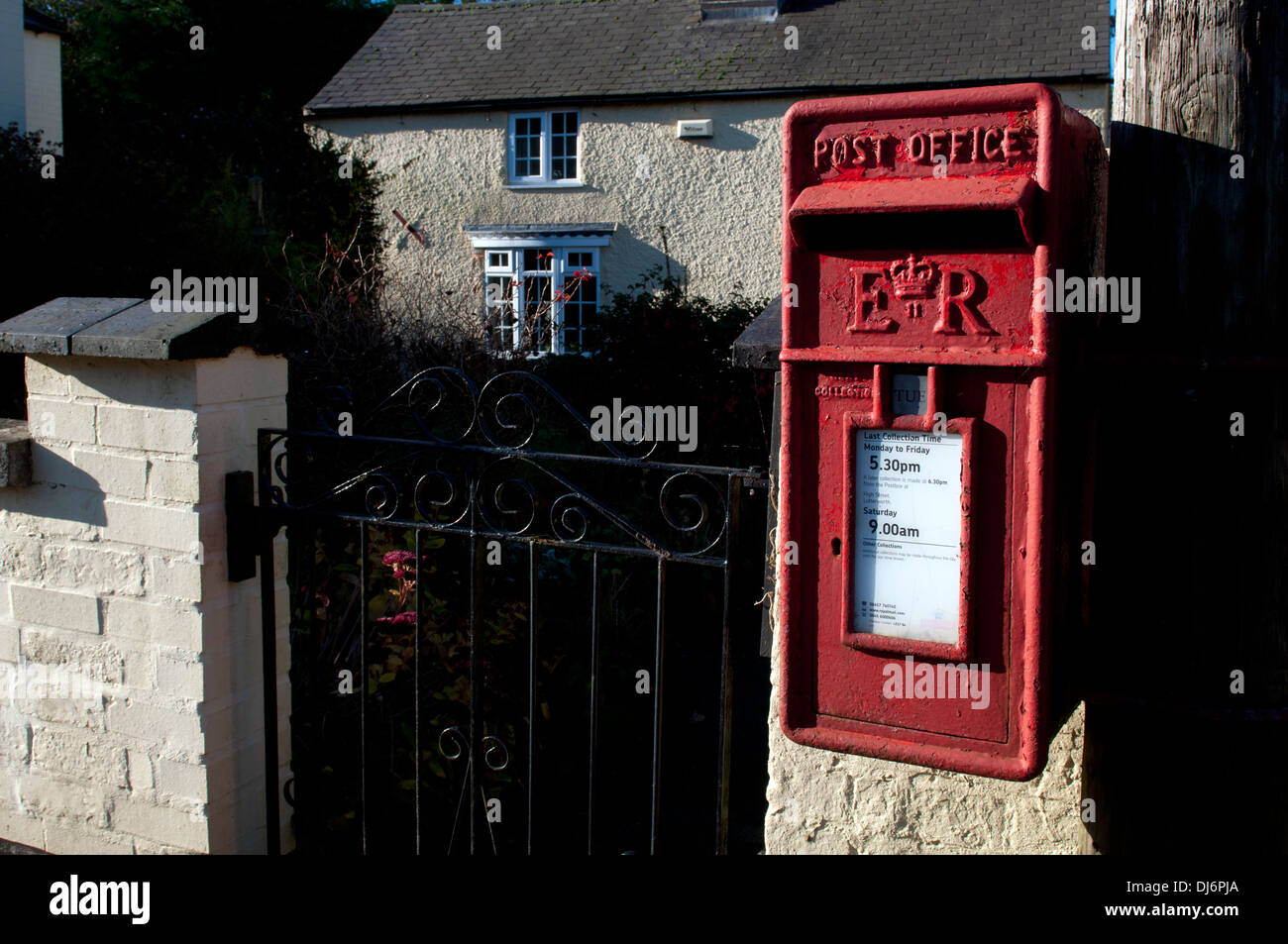 Village post box hi-res stock photography and images - Alamy