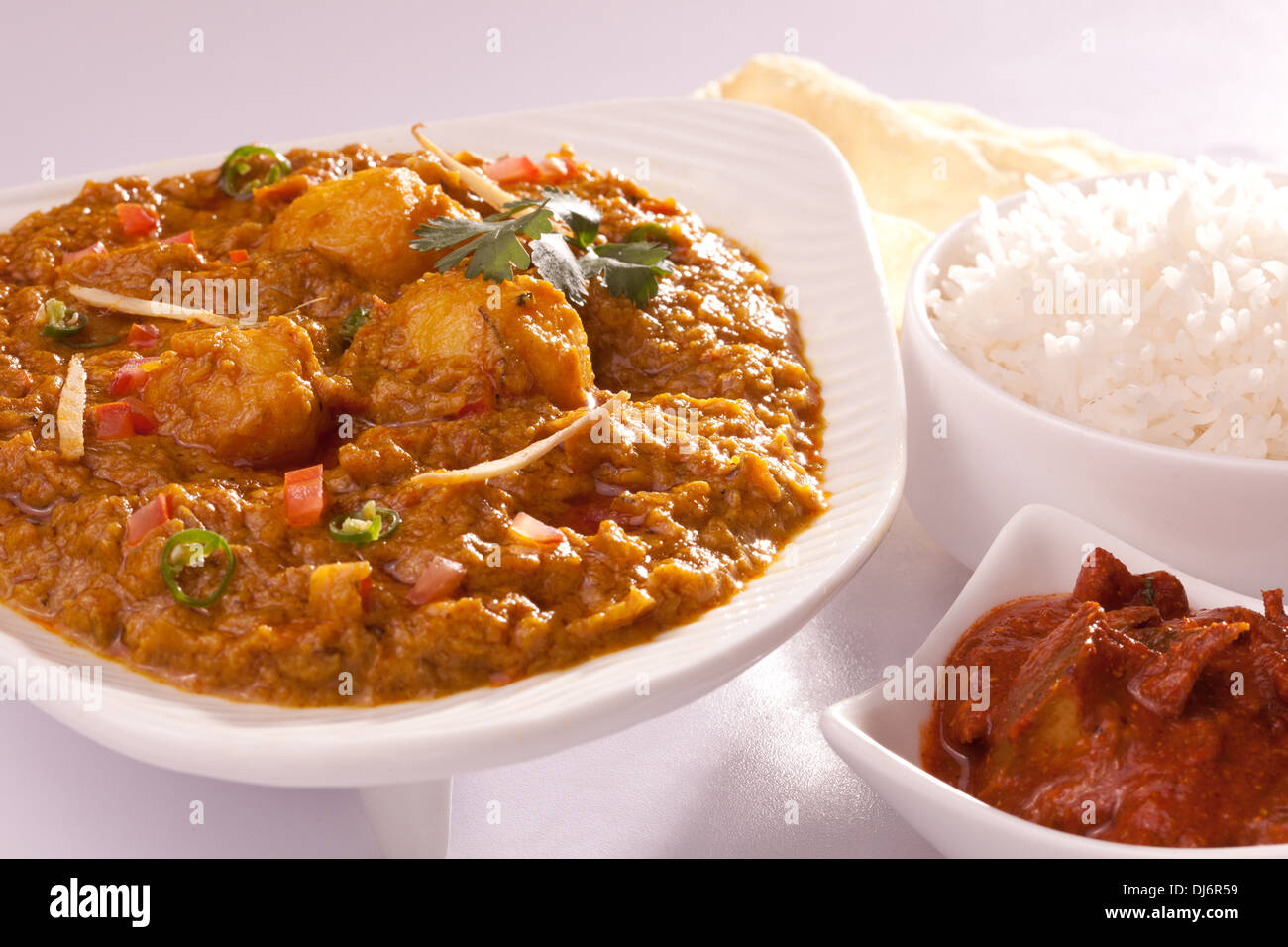 Dum Aloo- Spicy Indian Potato Curry Stock Photo - Alamy
