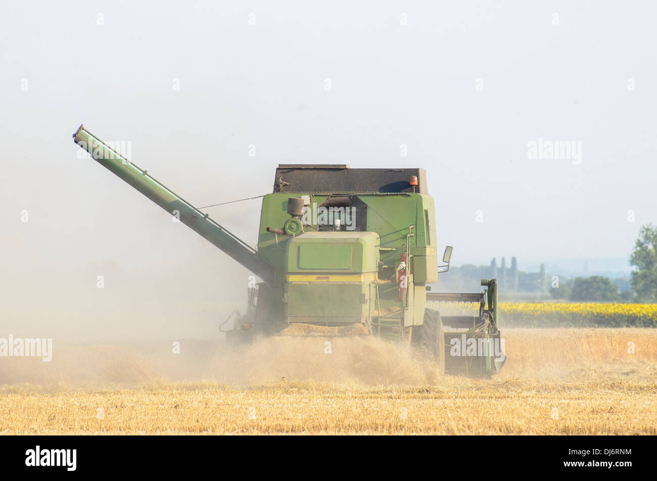 Modern harvesting machine wheat hi-res stock photography and images - Alamy