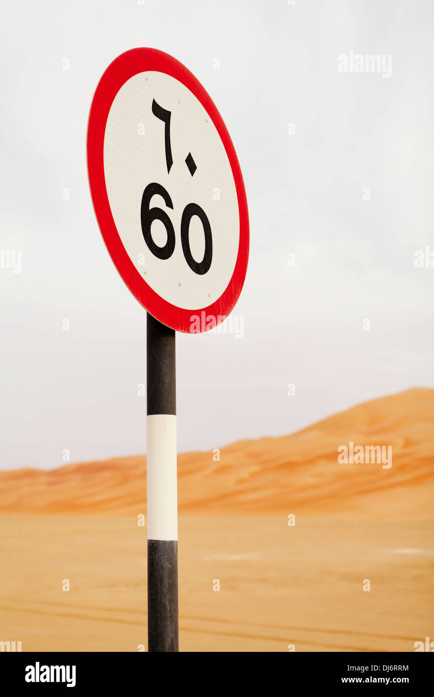 Abu dhabi road sign hi-res stock photography and images - Alamy