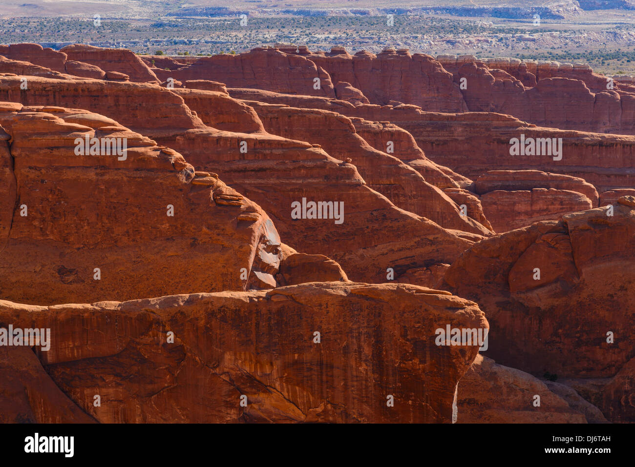 Fins, Rock formations, Devils Garden, Arches National Park, Utah, USA ...