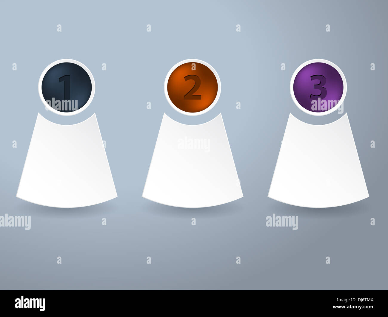 Cool infographics background with 3d button shapes Stock Photo - Alamy