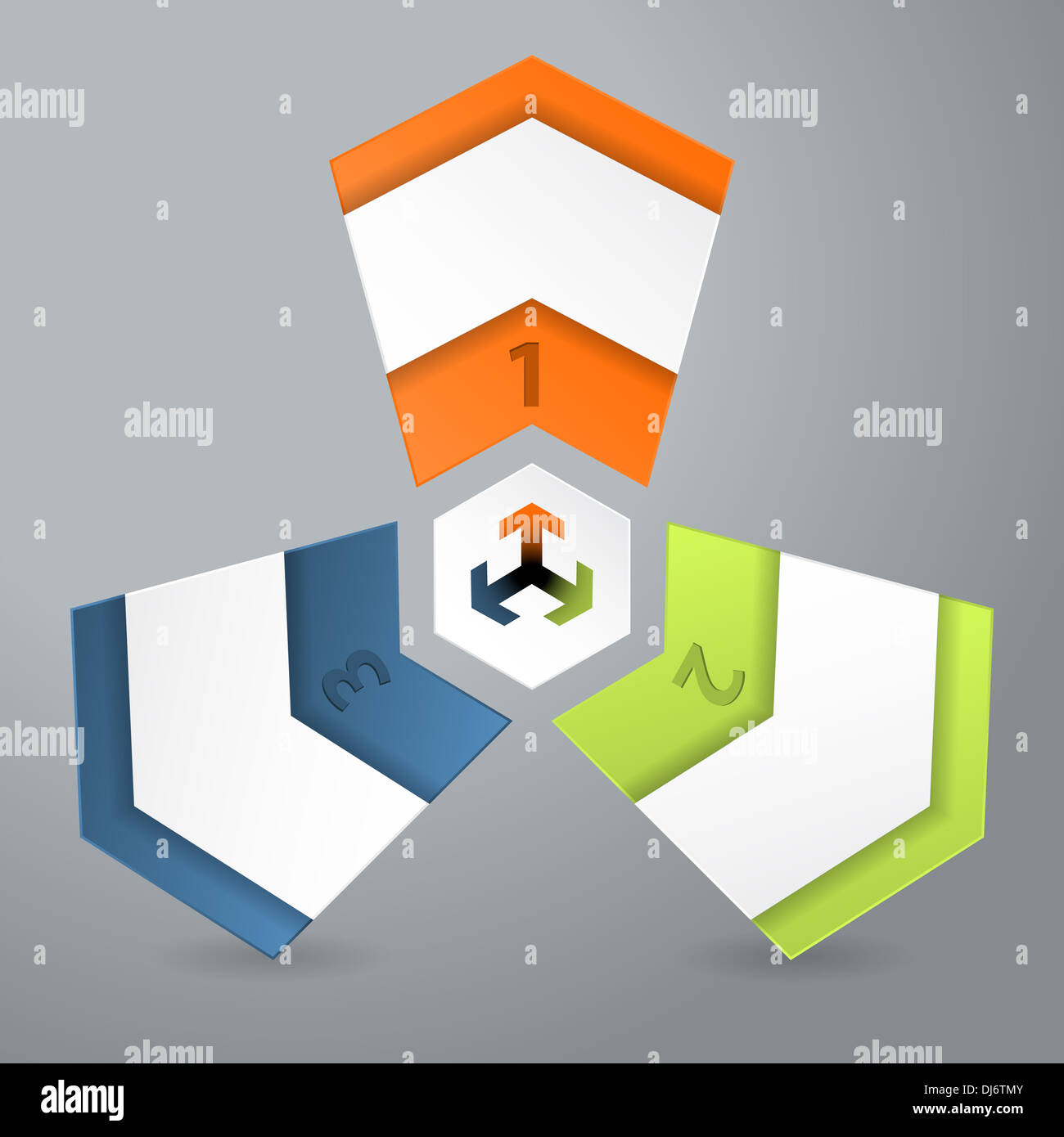 Infographics chart like design with cool shape Stock Photo - Alamy