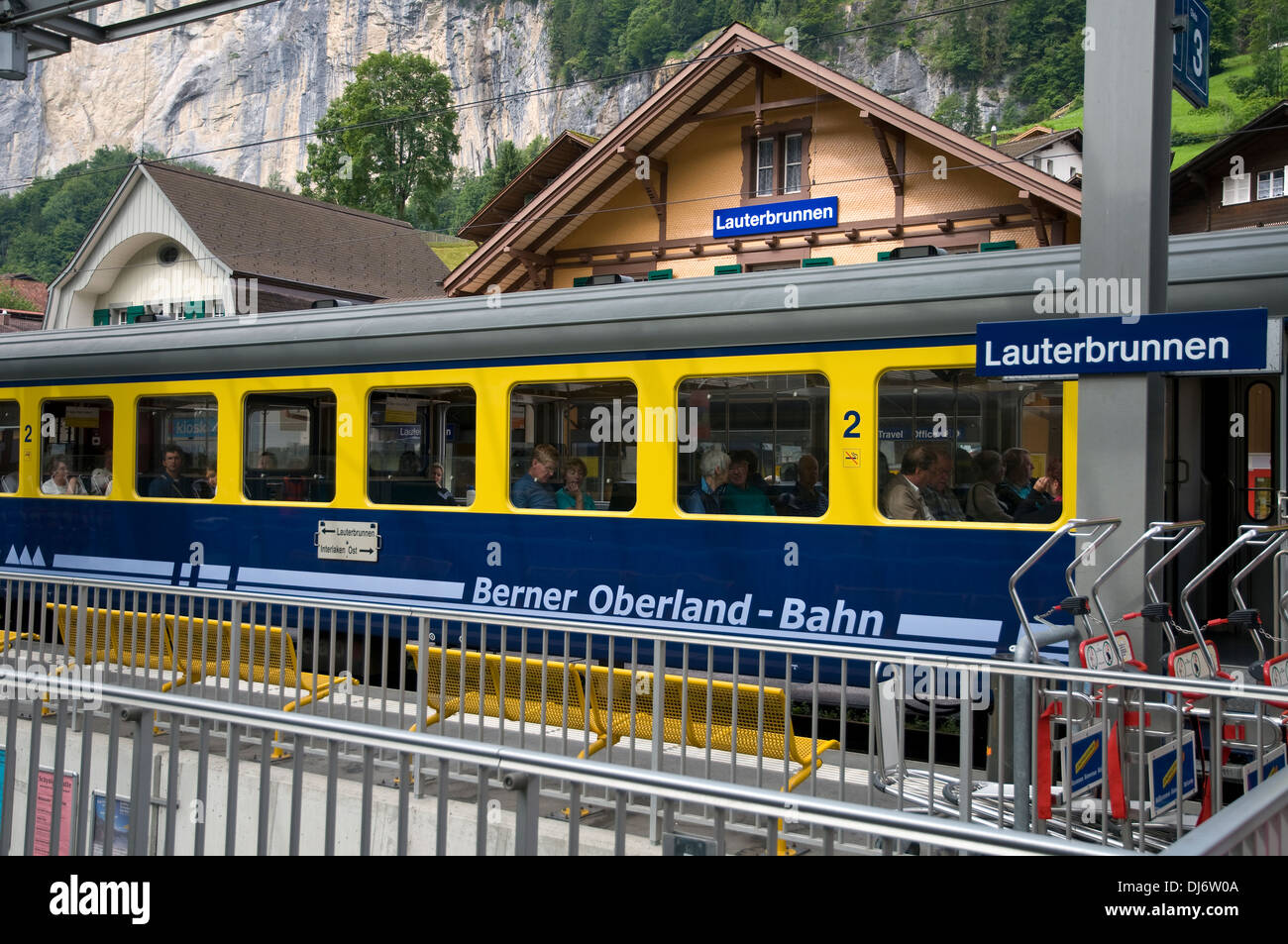 Bern bernese alps railway train hi-res stock photography and images - Alamy