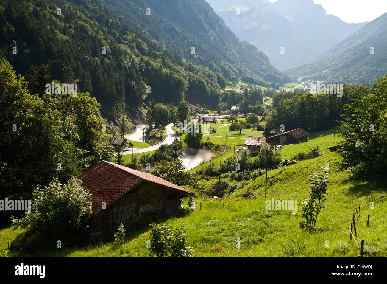 Europe. Switzerland, Canton Bern. Bernese Oberland, Wengeralprailway to ...
