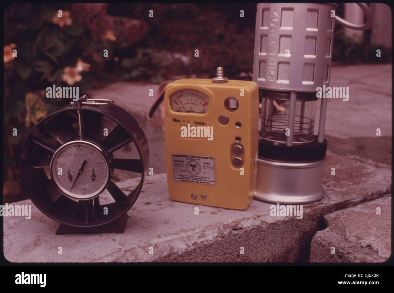 CLOSEUP OF MINE SAFETY DEVICES AS SHOWN AT A KENTUCKY STATE MINE SAFETY ...
