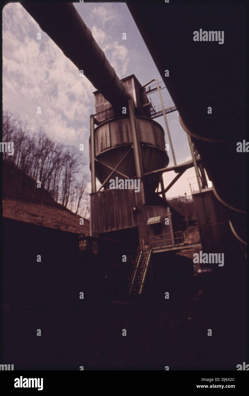 COAL TIPPLE HOLDS THE MINED MATERIAL AFTER IT IS CLEANED AT THE ...