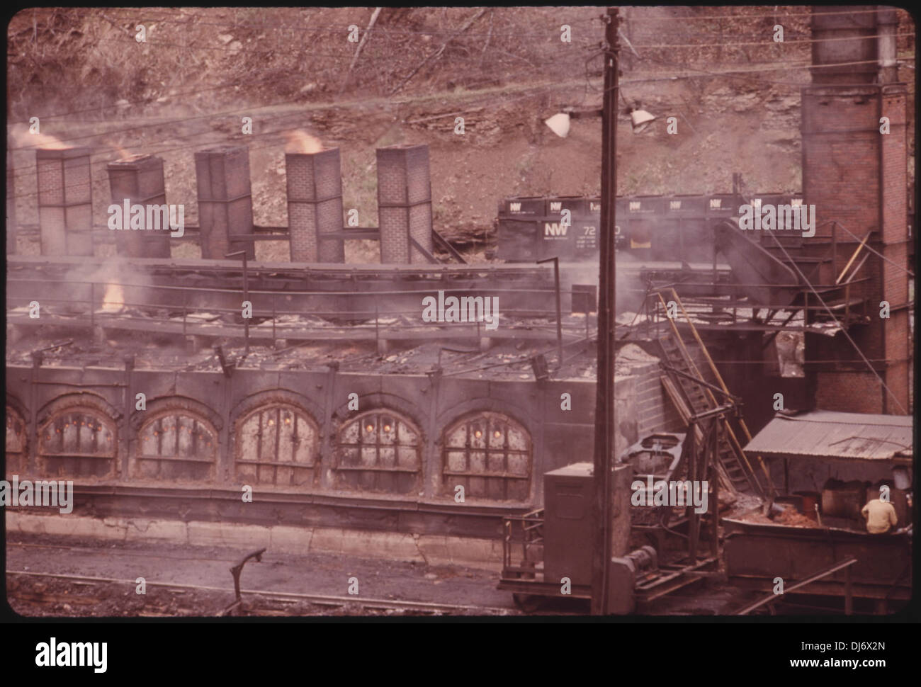 Coke furnaces at keen mountain hi-res stock photography and images - Alamy