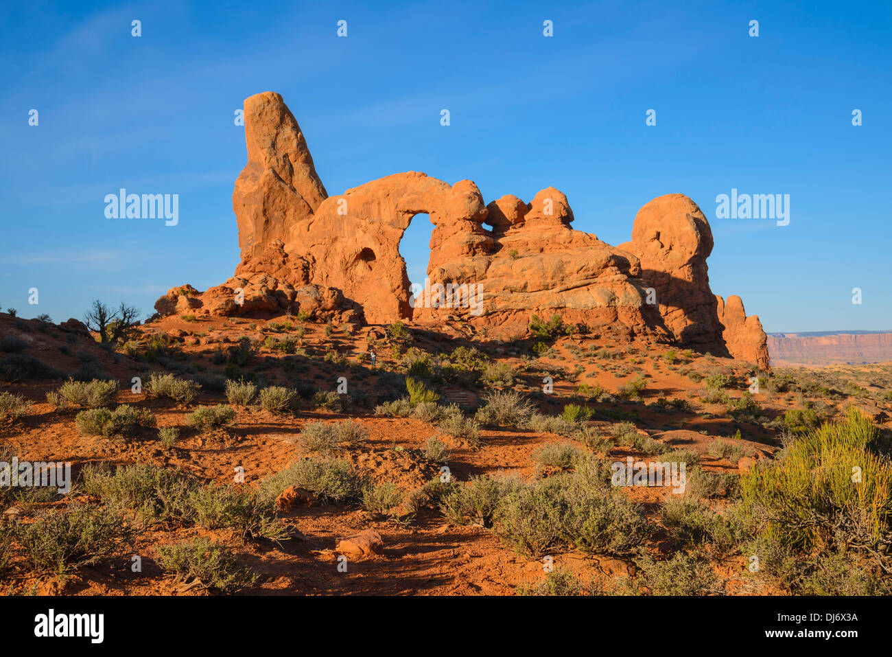Turret Arch, Arches National Park, Utah, USA Stock Photo - Alamy
