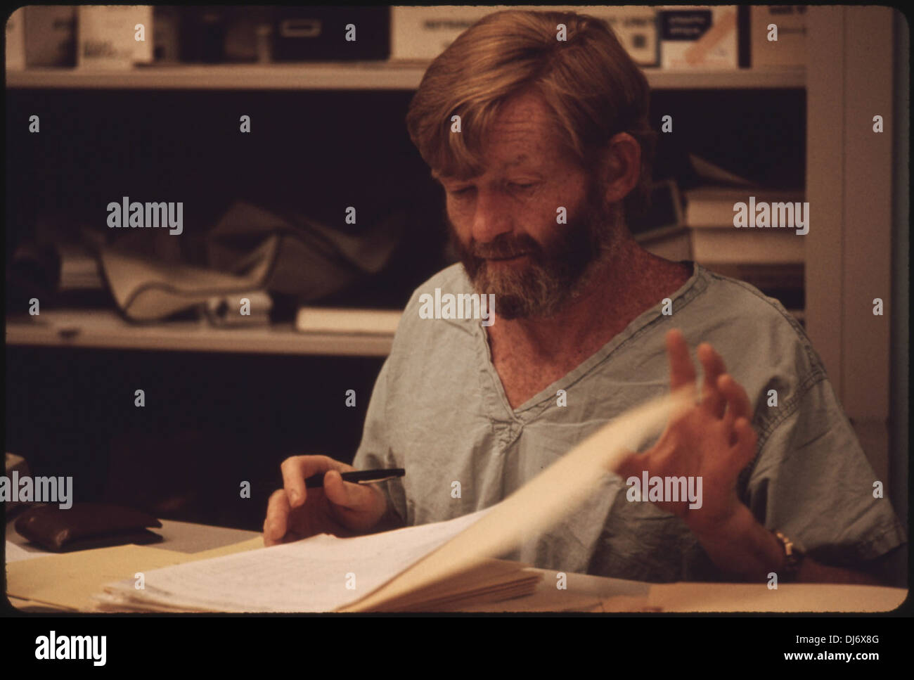 DR. DONALD RASMUSSEN, PHYSICIAN IN CHARGE OF THE BLACK LUNG LABORATORY ...