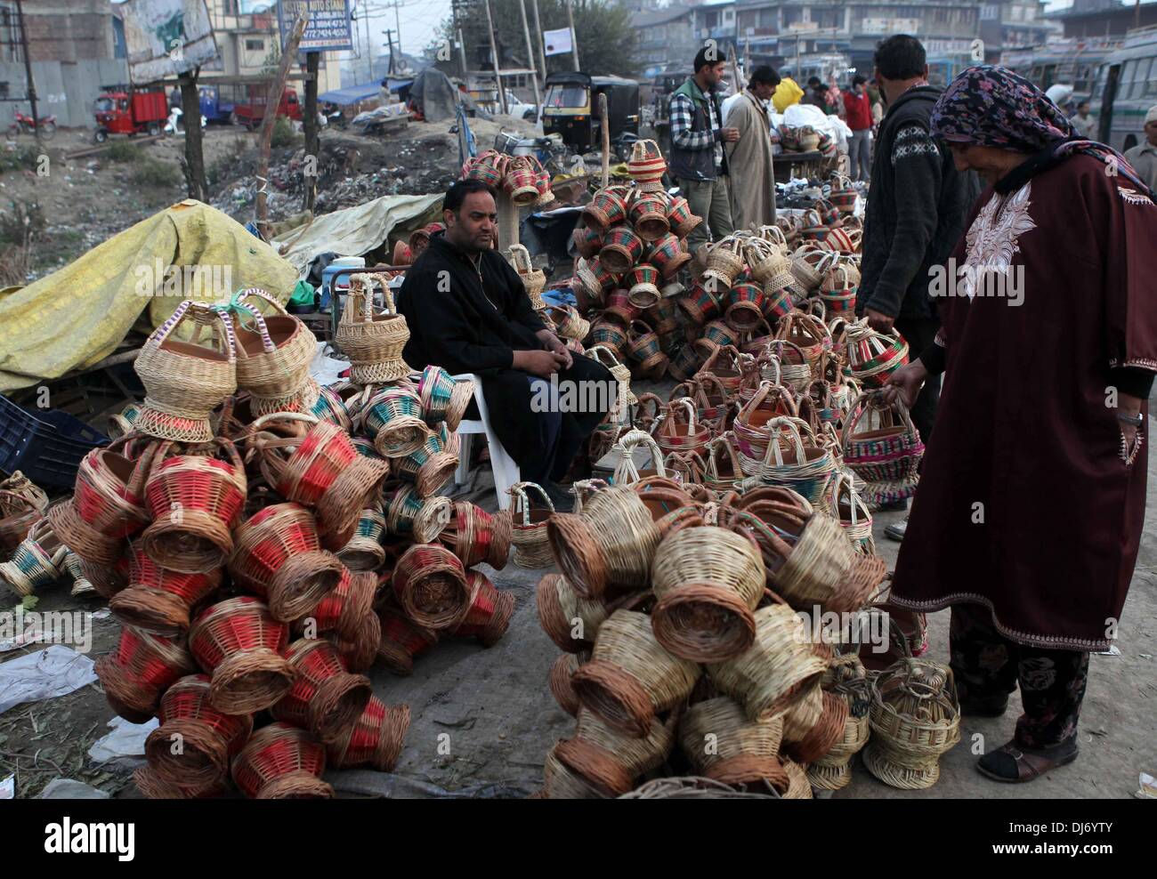 Traditional kashmiri fire pots hi-res stock photography and images - Alamy