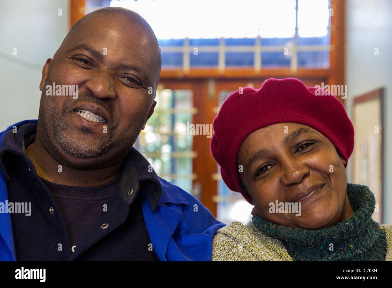 South Africa, Cape Town., Nyanga Township. South African Couple Stock ...