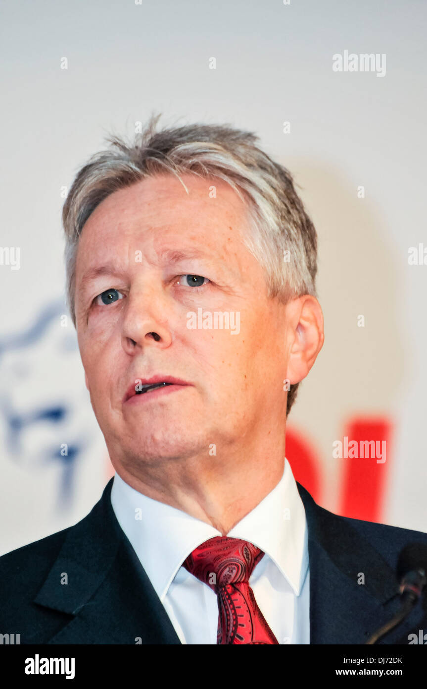 Belfast, Northern Ireland. 23rd Nov 2013 - DUP party leader and First ...