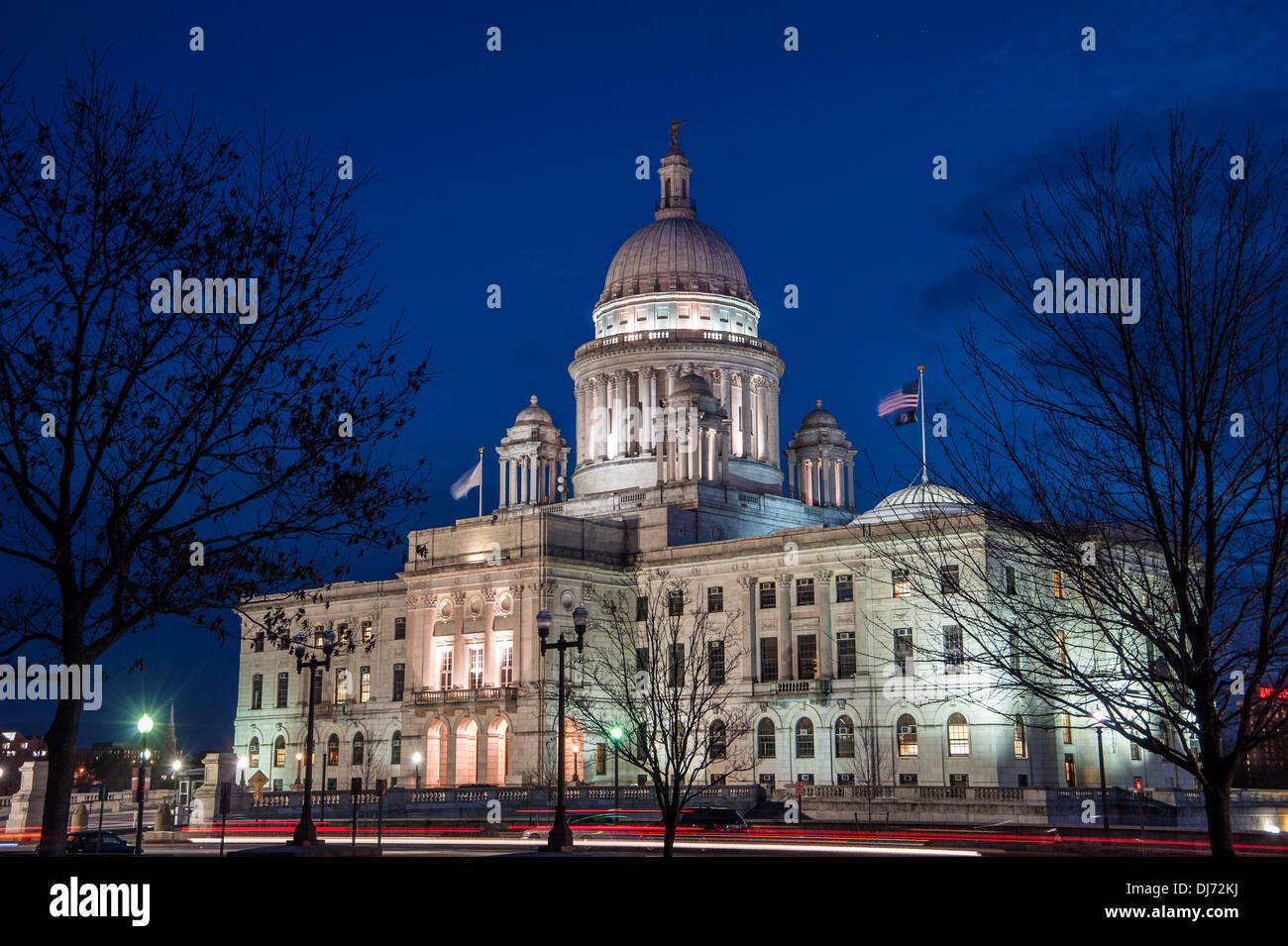 Rhode island providence state house state capitol hi-res stock ...
