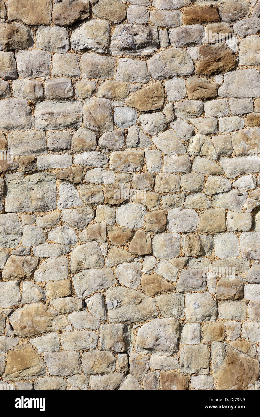 wall of stones of different size Stock Photo - Alamy