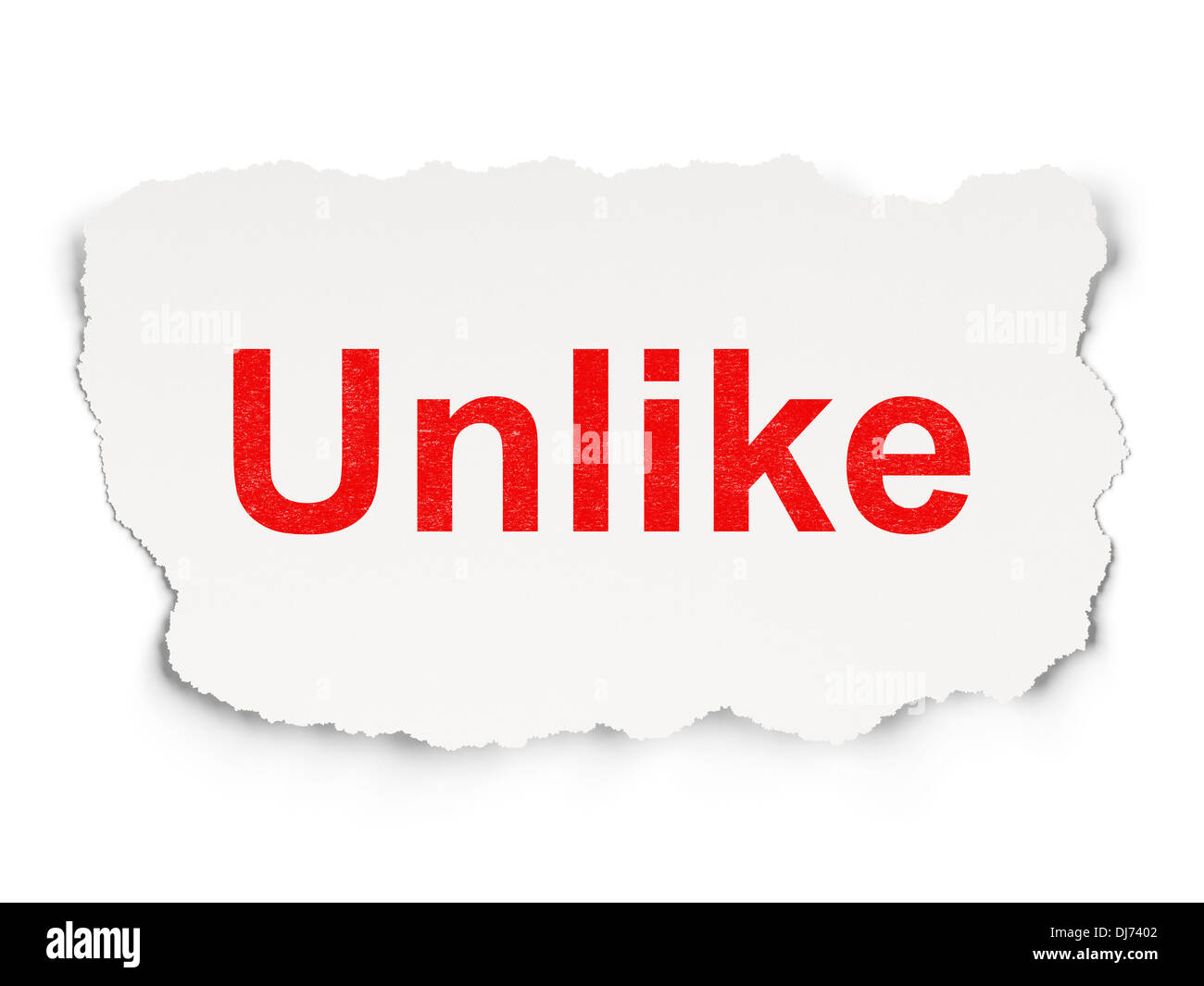 Social media concept: Unlike on Paper background Stock Photo - Alamy