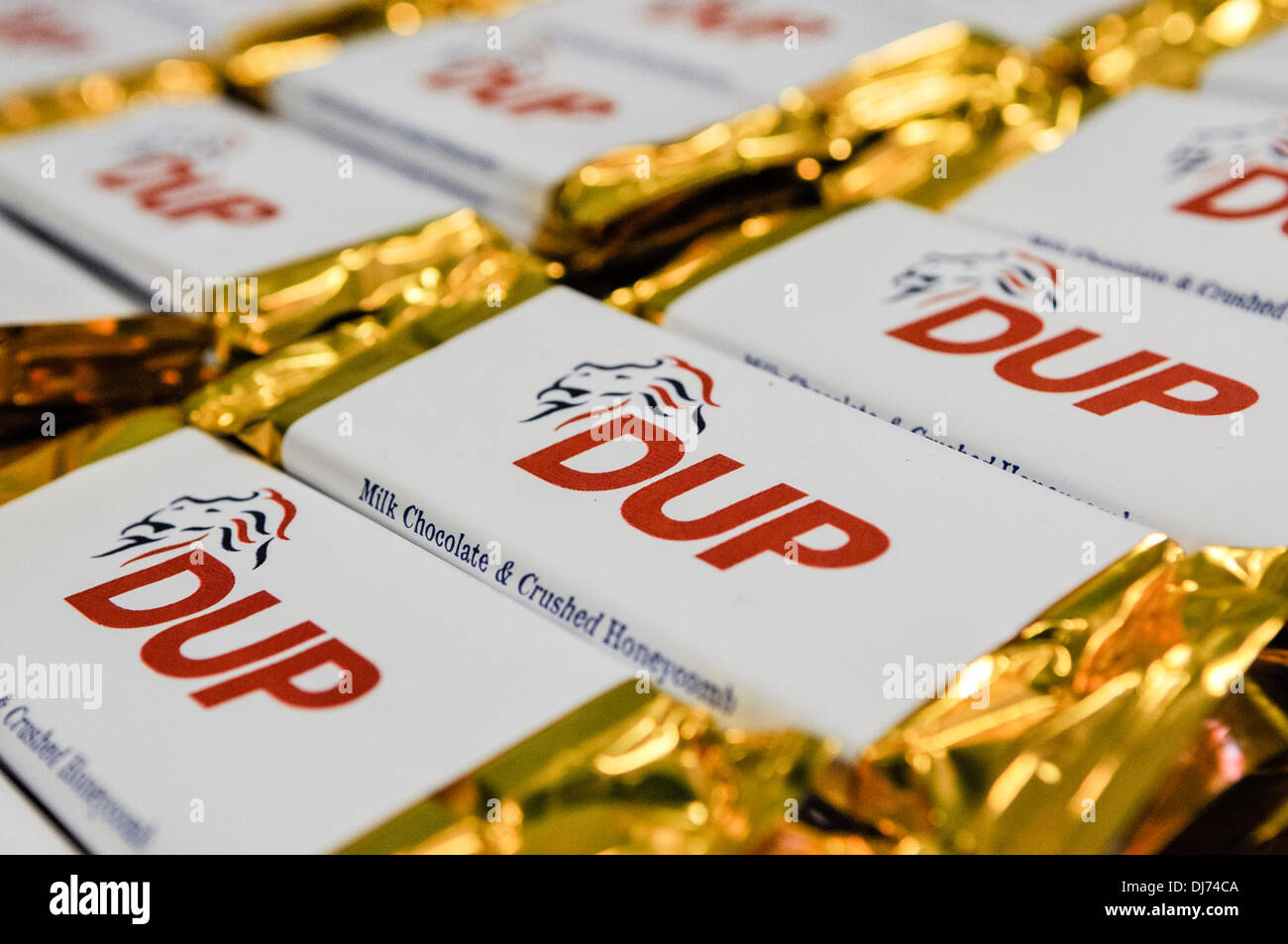 Belfast, Northern Ireland. 23rd Nov 2013 - DUP chocolate Credit ...