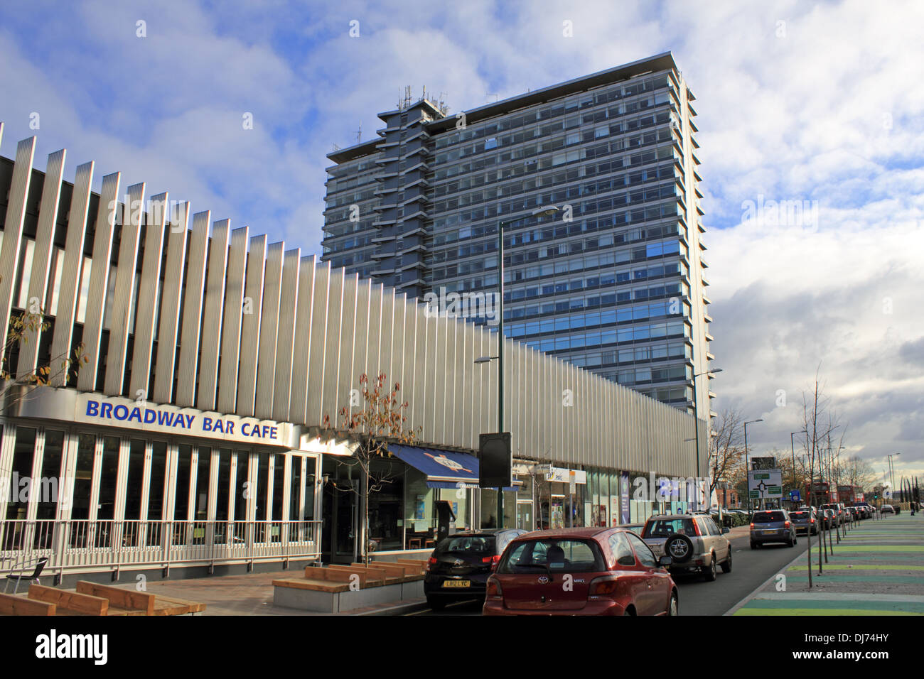 New pedestrian Greenway footpath along Tolworth Broadway, Surbition ...