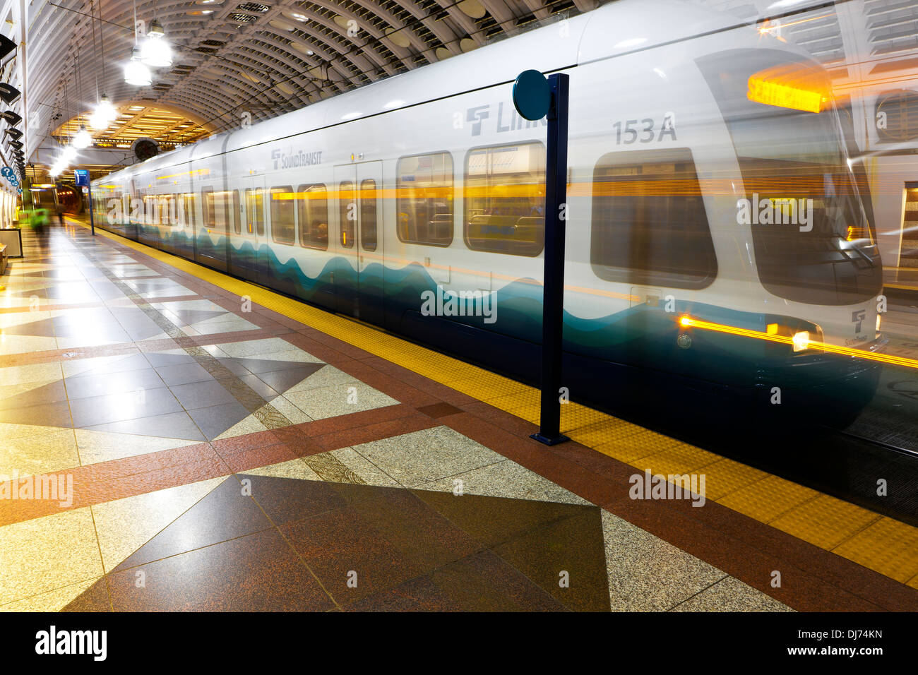 WASHINGTON - The underground Pioneer Square Station for Metro buses and ...