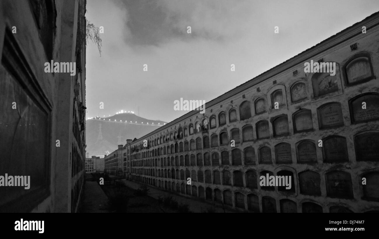 An evening tour of the Presbitero Maestro Cemetery, Lima, Peru Stock ...