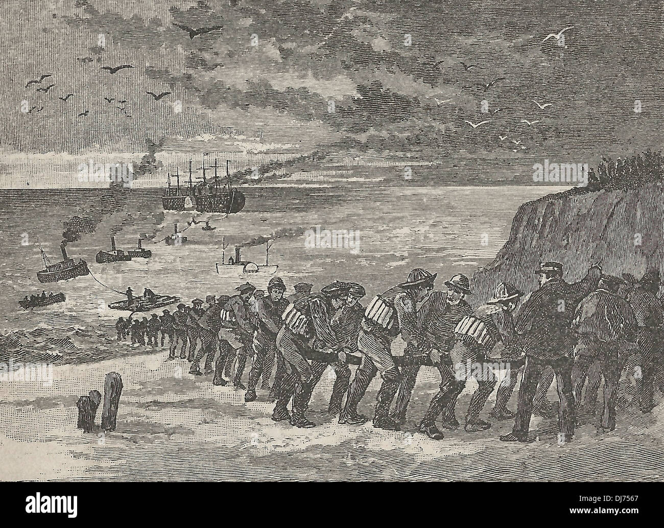 Transatlantic cable 1858 hi-res stock photography and images - Alamy