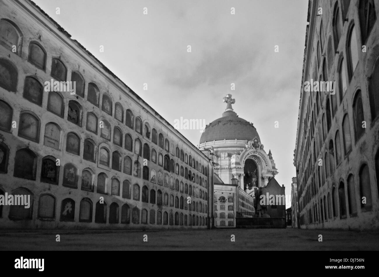 An evening tour of the Presbitero Maestro Cemetery, Lima, Peru Stock ...