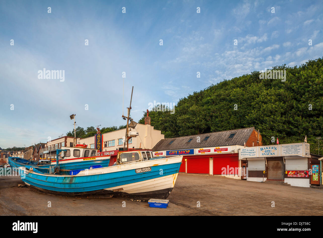 Coble landing filey hi-res stock photography and images - Alamy