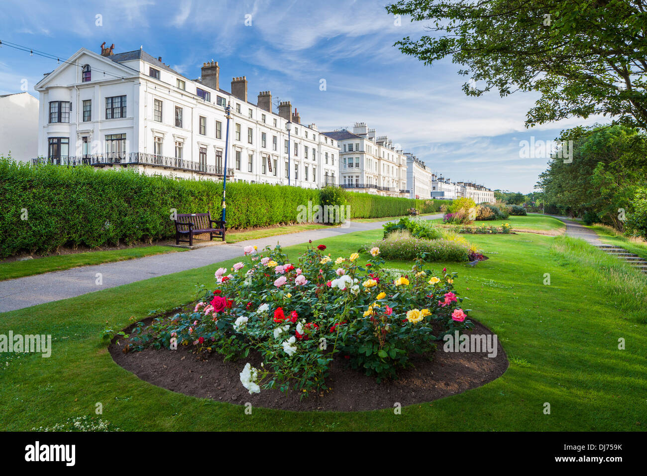Crescent Gardens, Filey, North Yorkshire Stock Photo - Alamy