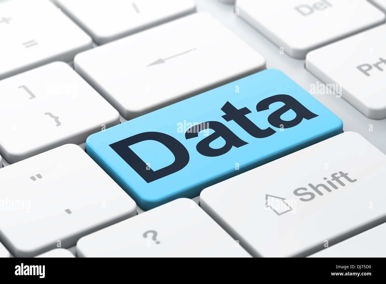 Data concept: Data on computer keyboard background Stock Photo - Alamy