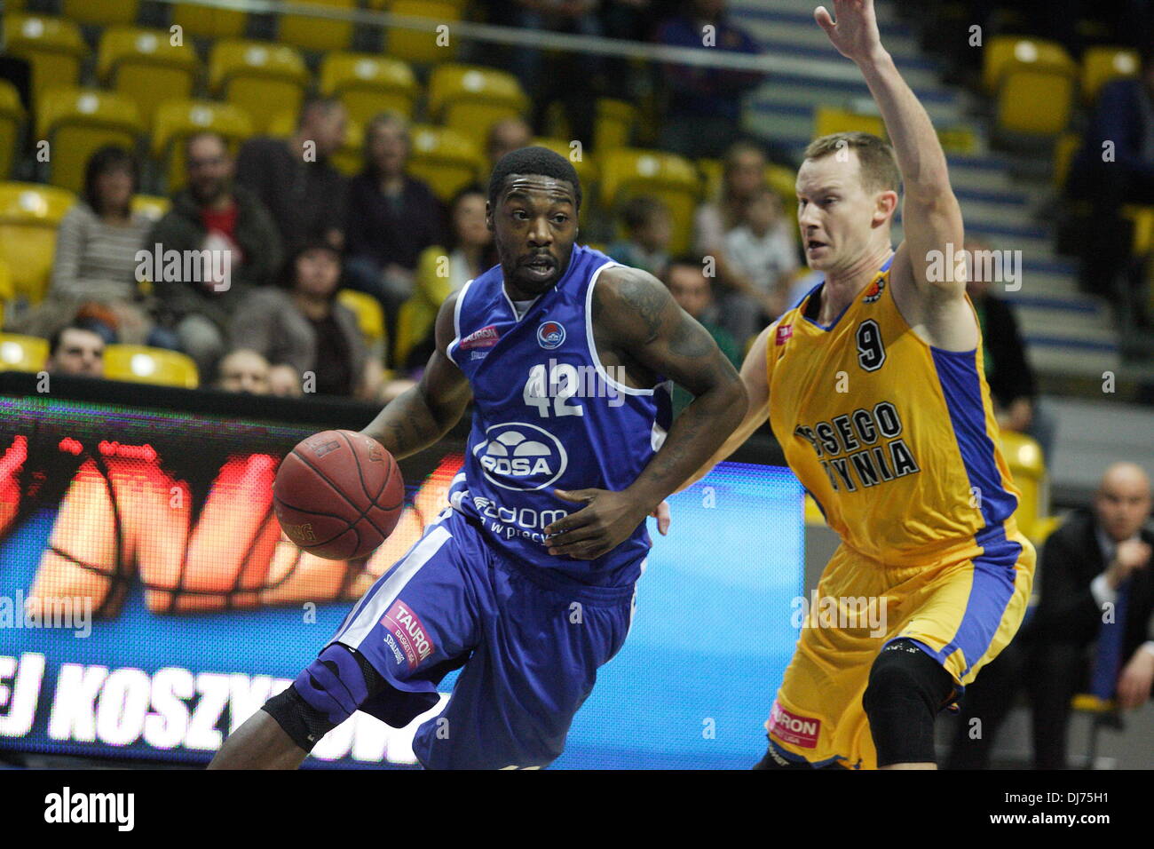 Gdynia, Poland 23th, November 2013 Polish basketball extraleague (TBL ...