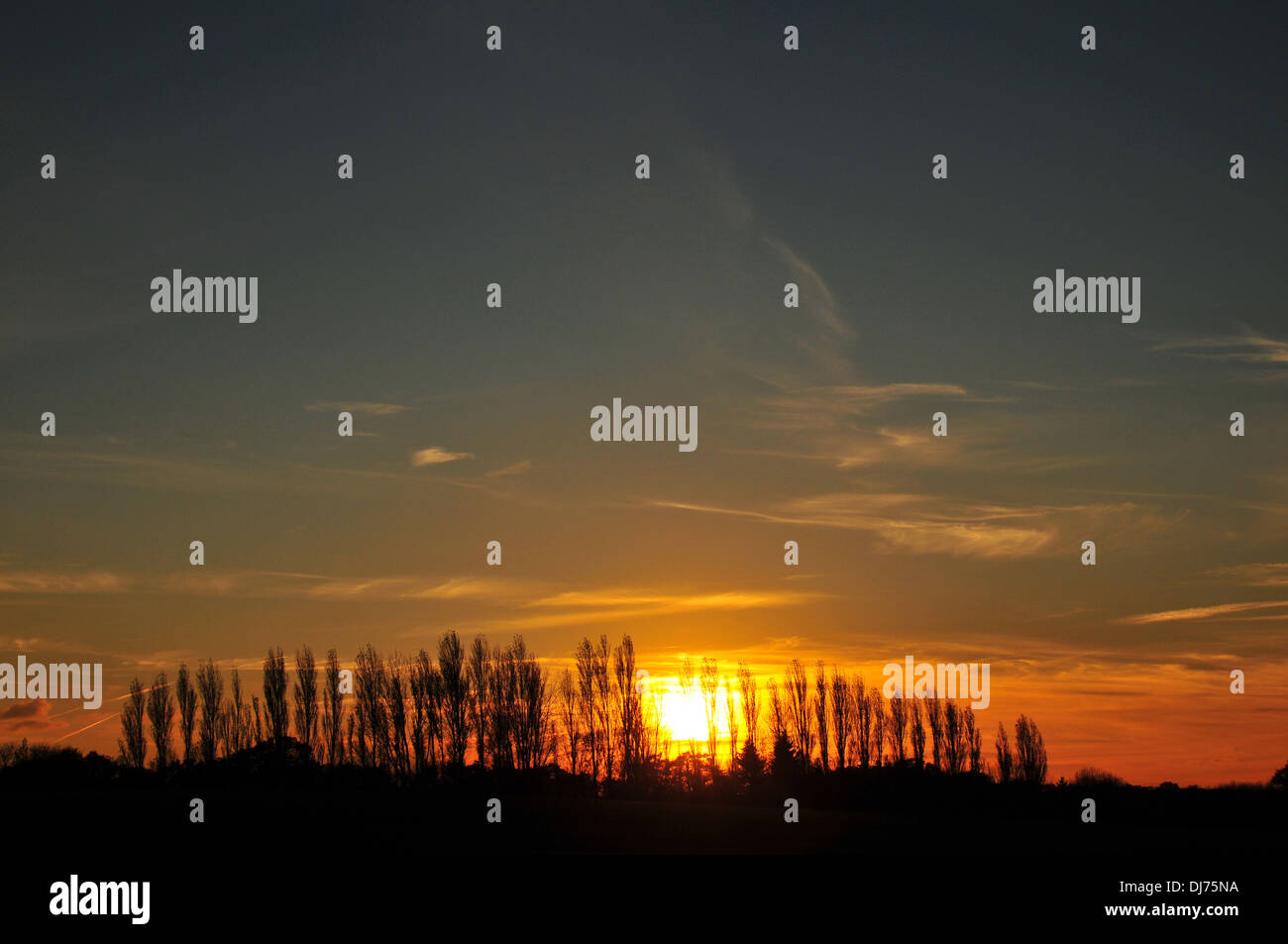 English autumn sunset hi-res stock photography and images - Alamy