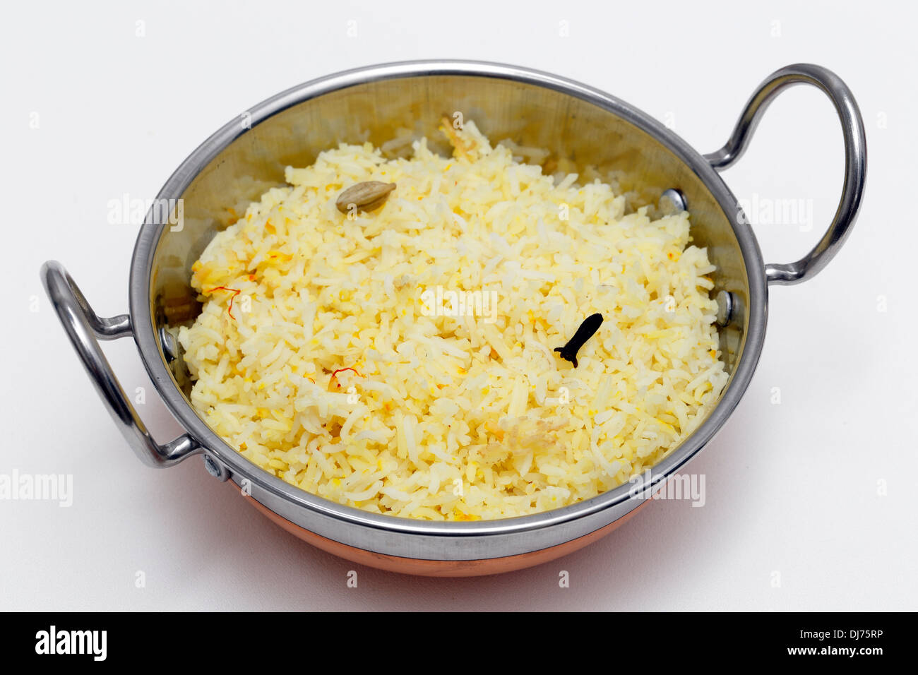 Indian saffron basmati rice hi-res stock photography and images - Alamy
