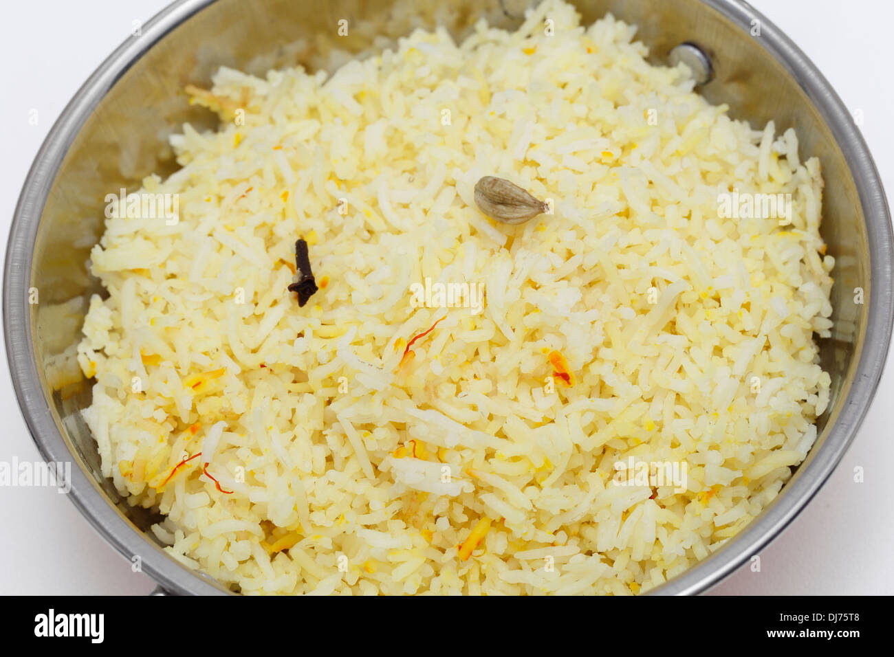 Indian saffron basmati rice hi-res stock photography and images - Alamy