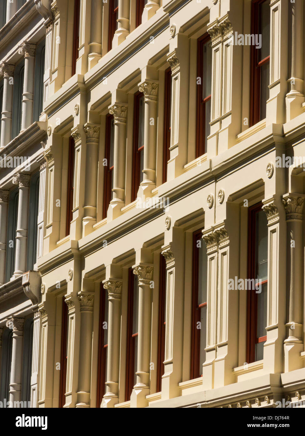 Building Facades, SoHo-Cast Iron Historic District, NYC Stock Photo - Alamy