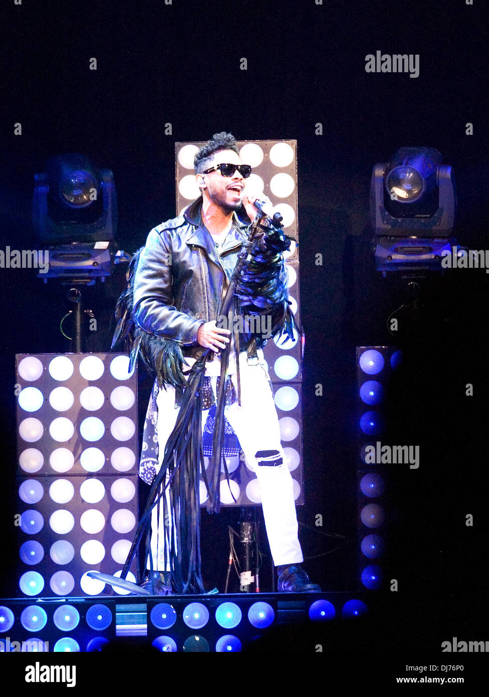 Las Vegas, Nevada, USA. 23rd Nov, 2013. R&B singer Miguel performs ...