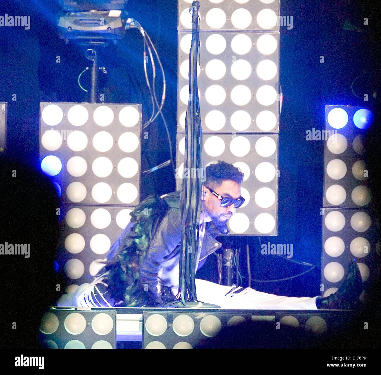 Las Vegas, Nevada, USA. 23rd Nov, 2013. R&B singer Miguel performs ...